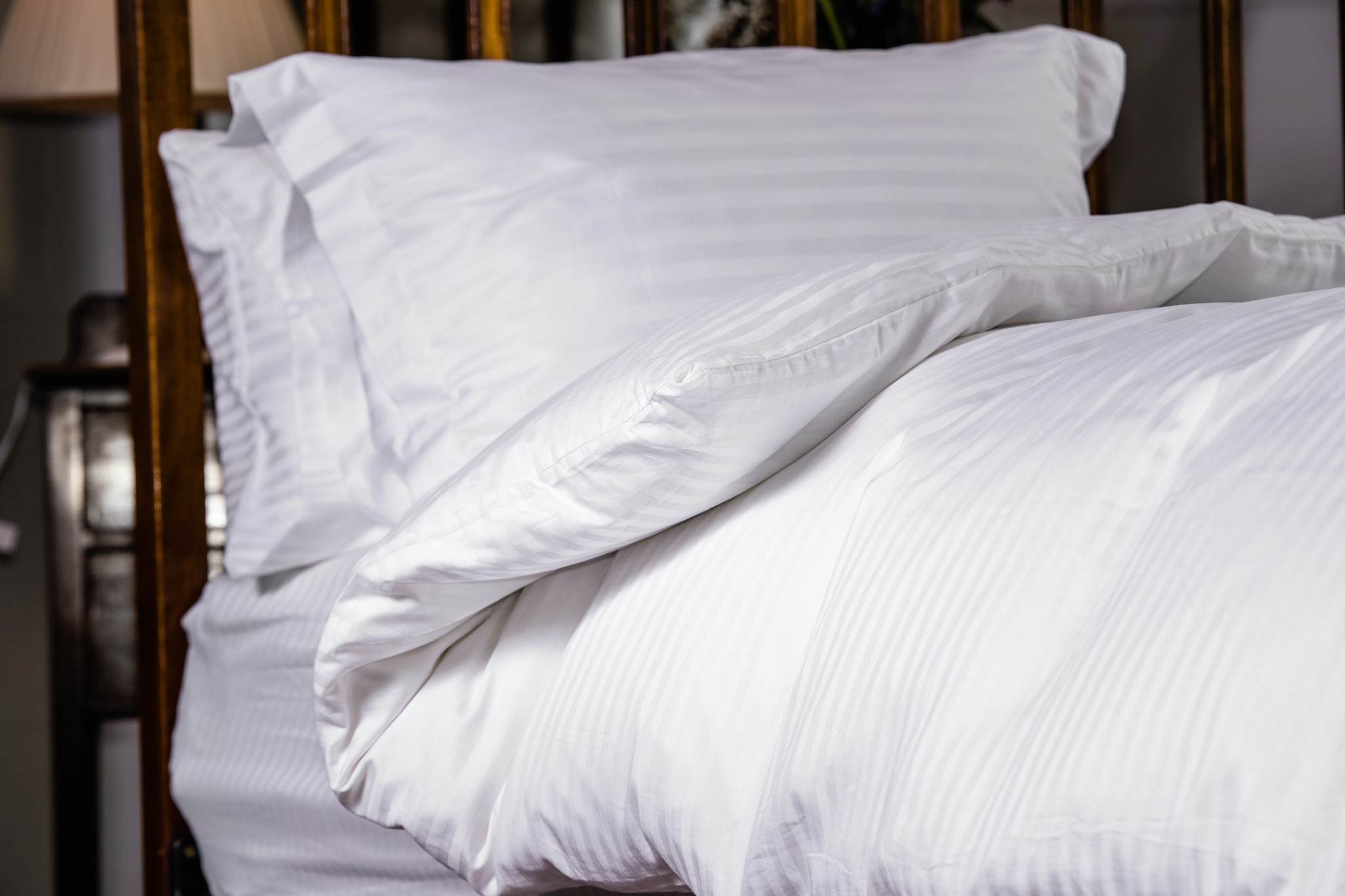 Satin Stripe Duvet Covers - Northern Feather