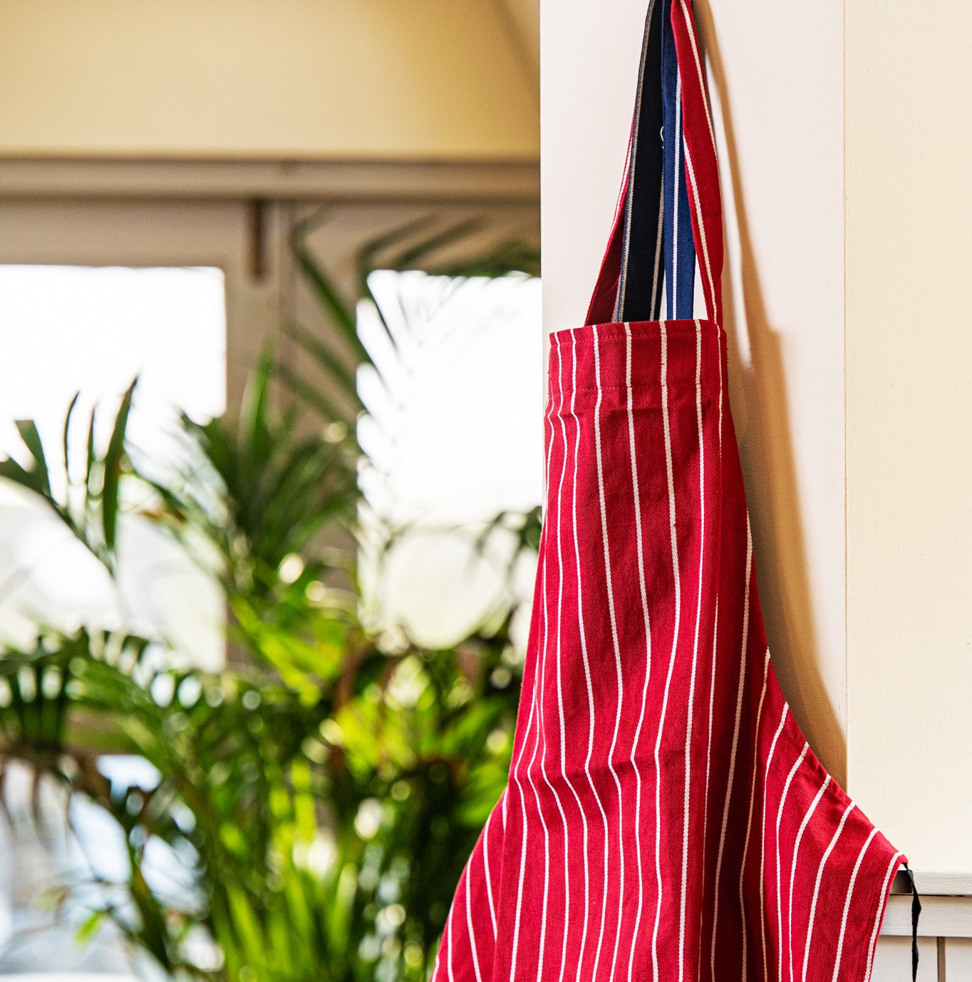 Butcher Stripe Apron Red - Northern Feather